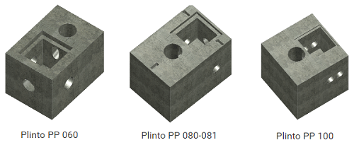 Plinti per pali da illuminazione Giorni Oscar