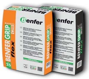 Prodotti - ADESIVO IN POLVERE - BENFERGRIP C2TE - INFOBUILD