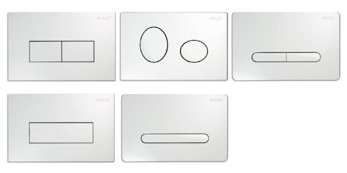 Placche ultrasottili Pucciplast ELLISSE e LINEA - INFOBUILD