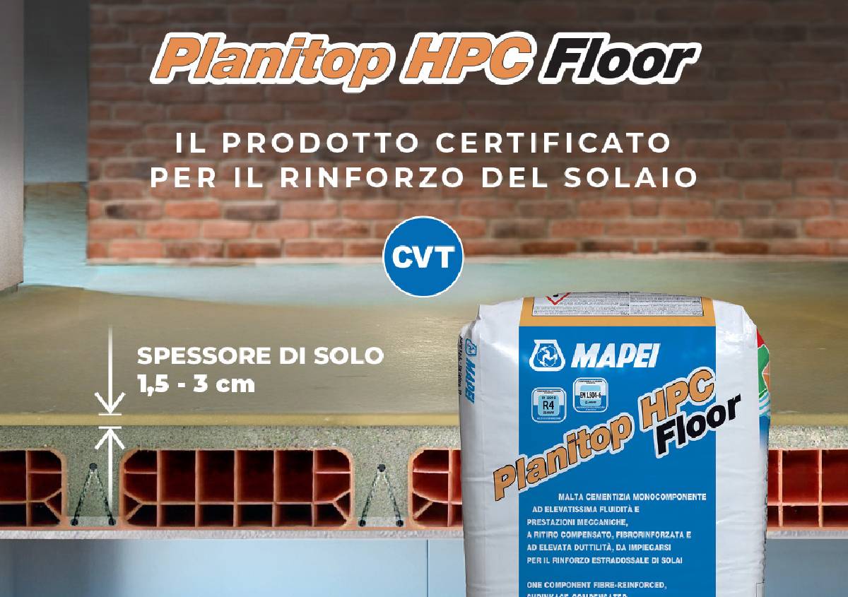 Info dalle aziende - Planitop HPC Floor: Mapei per il consolidamento ...