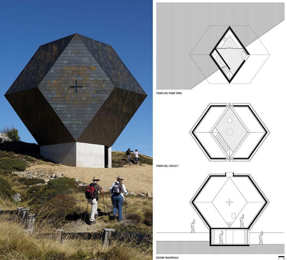 La Cappella Granato dalla forma dodecaedrica - INFOBUILD