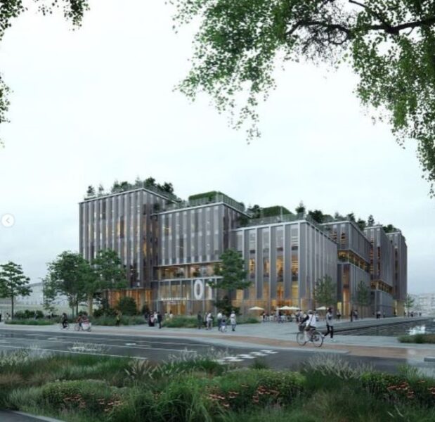 Marmormolen: l’edificio in legno che si adatta al contesto