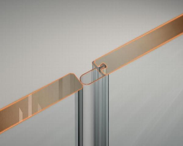 Info dalle aziende - Box doccia completamente priva di profili - INFOBUILD